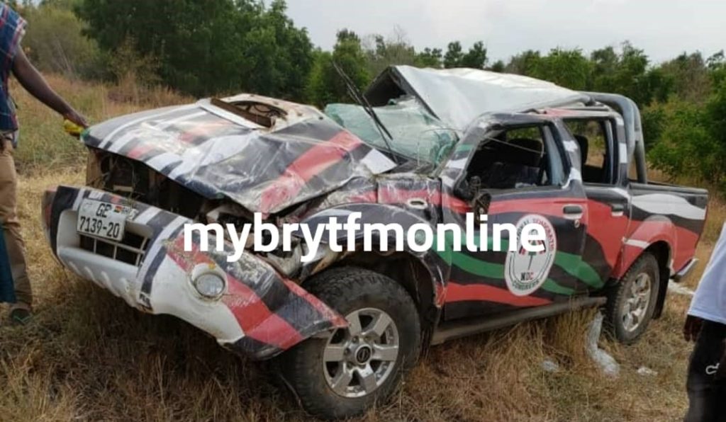 Eastern Region NDC Executives Involved In Near-Fatal Accident | Bryt FM