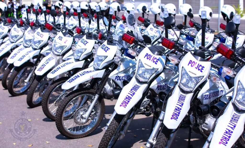 ECG Delivers 200 Out of 1,000 Motorbikes To Ghana Police | Bryt FM